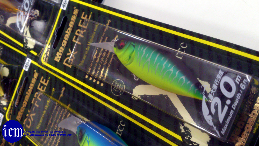 Megabass DX-FREE 2.0: ICMルアーフィッシングクラブ